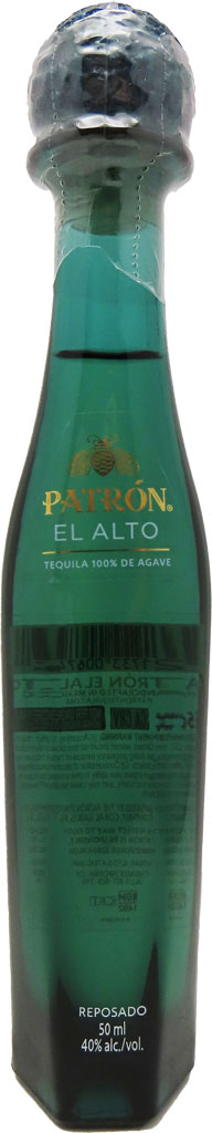Patron Tequila El Alto Tequila Reposado 50ml – Mission Wine & Spirits