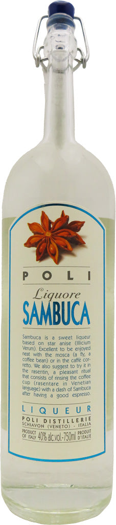 Poli 'Elisir' Sambuca Liqueur 750ml – Mission Wine & Spirits