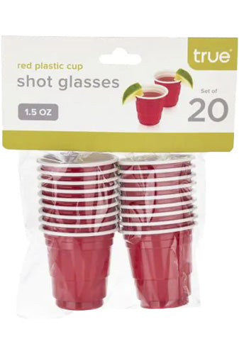 True Red Shot Plastic Glasses 20ct – Mission Liquor