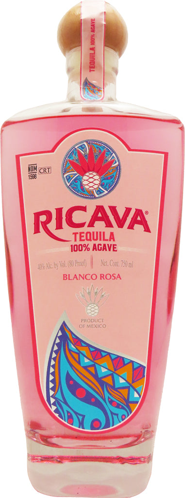 Ricava Tequila Blanco Rosa 750ml – Mission Wine & Spirits