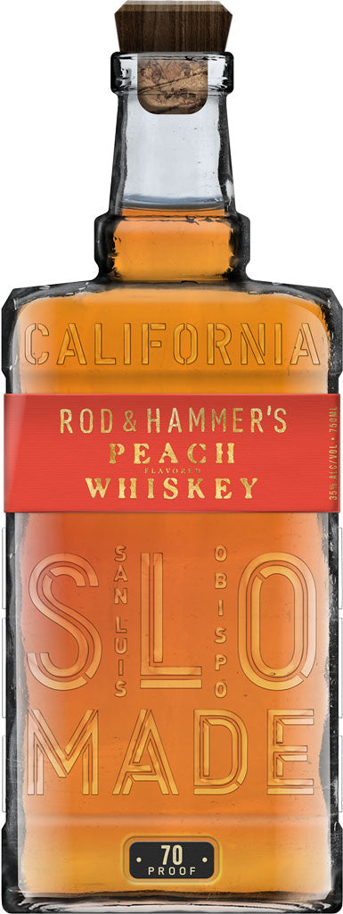 Rod & Hammer's SLO Stills Peach Flavored Whiskey 750ml – Mission Wine ...