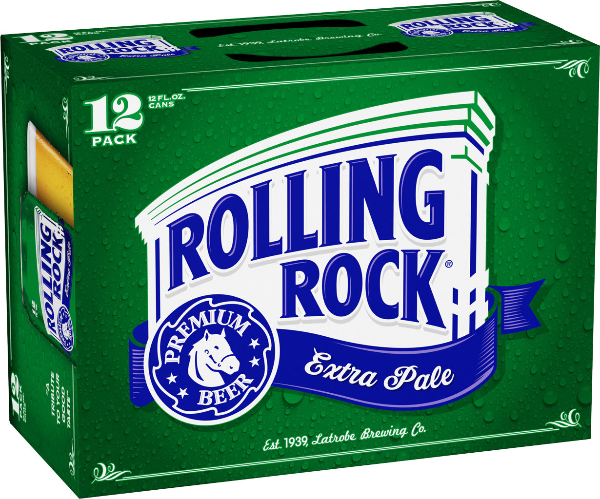 Rolling Rock 12pk Cans – Mission Liquor