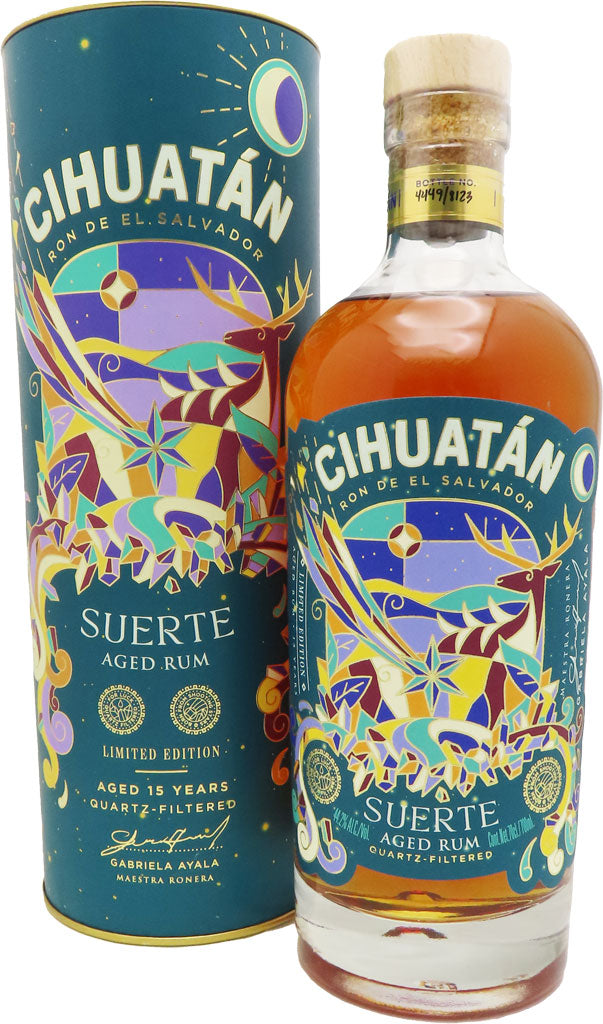 Ron Cihuatan Rum Suerte Limited Edition 15 Year Old 700ml – Mission Liquor