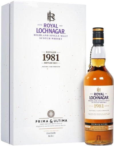 Royal Lochnagar Prima & Ultima 40 Year Old 1981 Single Malt Whisky 700 ...