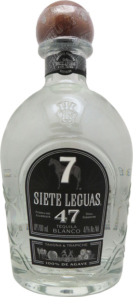 Siete 7 Leguas 47 Blanco Tequila 94 Proof 700ml – Mission Liquor