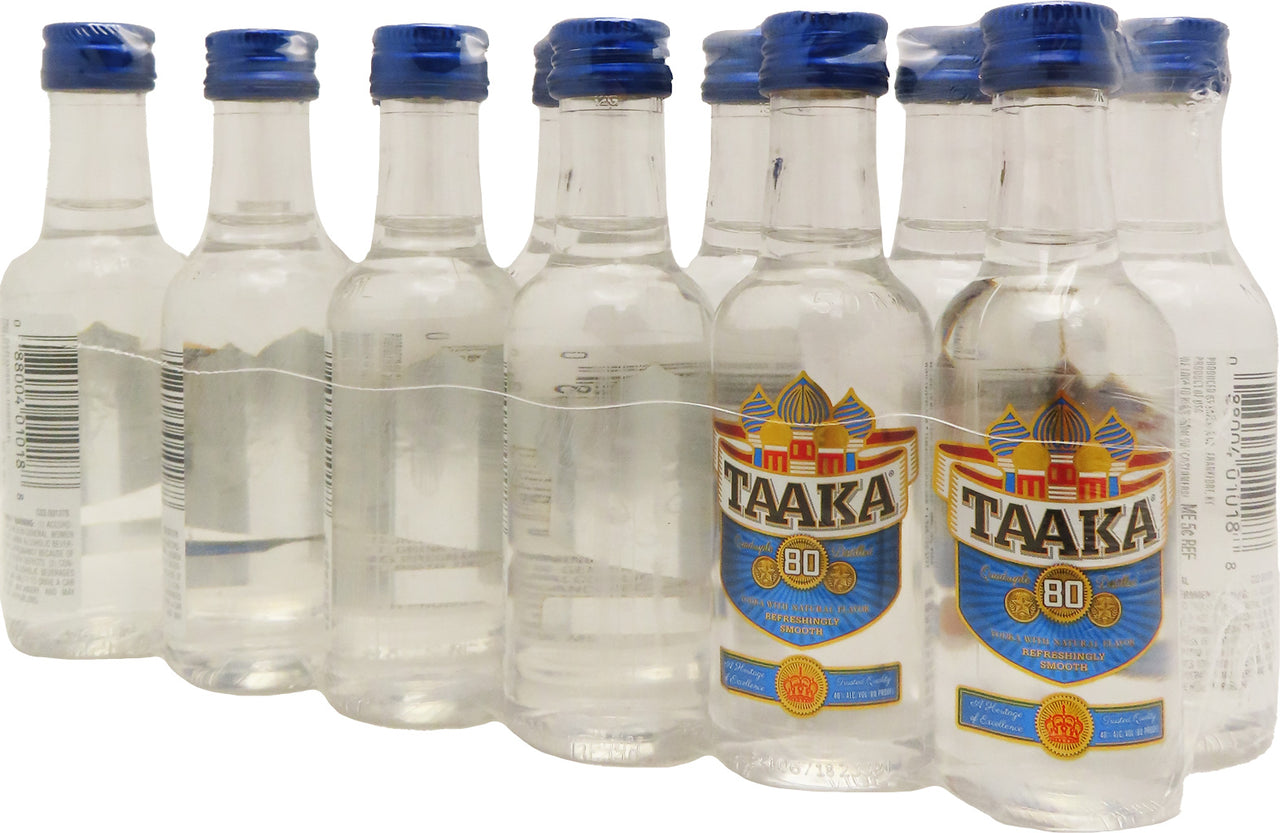 Taaka Vodka 50ml 12pk – Mission Wine & Spirits