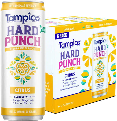 Tampico Hard Citrus Punch 6pk Cans Mission Wine And Spirits