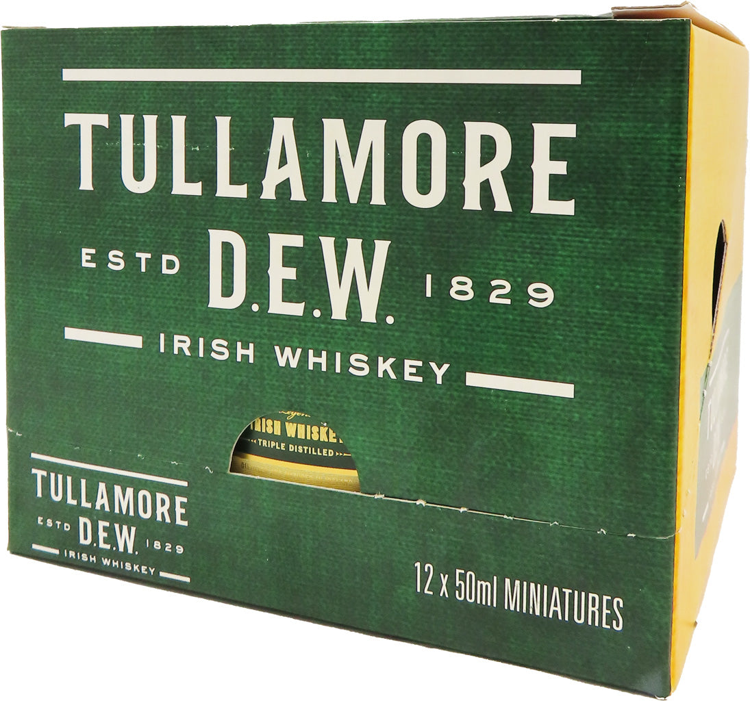 Tullamore Dew Irish Whiskey 50ml 12pk – Mission Liquor