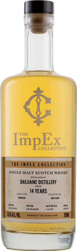 The ImpEx Collection Dailuaine Distillery 2009 14 Year Old Single Malt – Mission Wine & Spirits