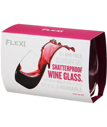 True Flexi Wine Glass 2pk – Mission Wine & Spirits