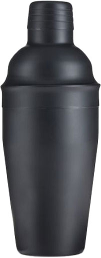 True Matte Black Cocktail Shaker 18oz – Mission Wine & Spirits