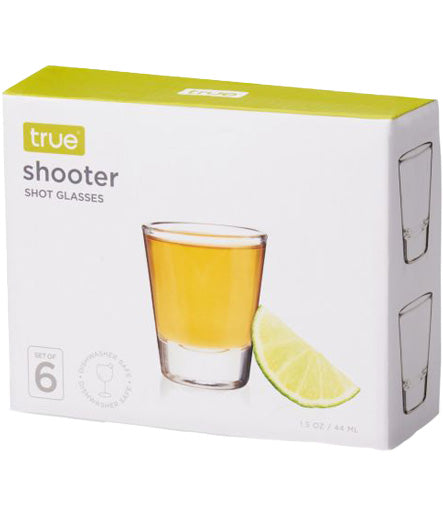 True Shooter Shot Glasses 6pk – Mission Wine & Spirits
