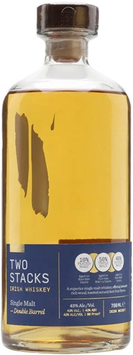 Two Stacks Double Barrel Single Malt Irish Whiskey 700ml – Mission Wine ...