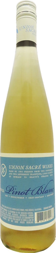 Union Sacre Pinot Blanc 750ml – Mission Wine & Spirits