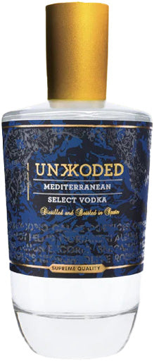 Unkkoded Mediterranean Vodka 700ml – Mission Wine & Spirits