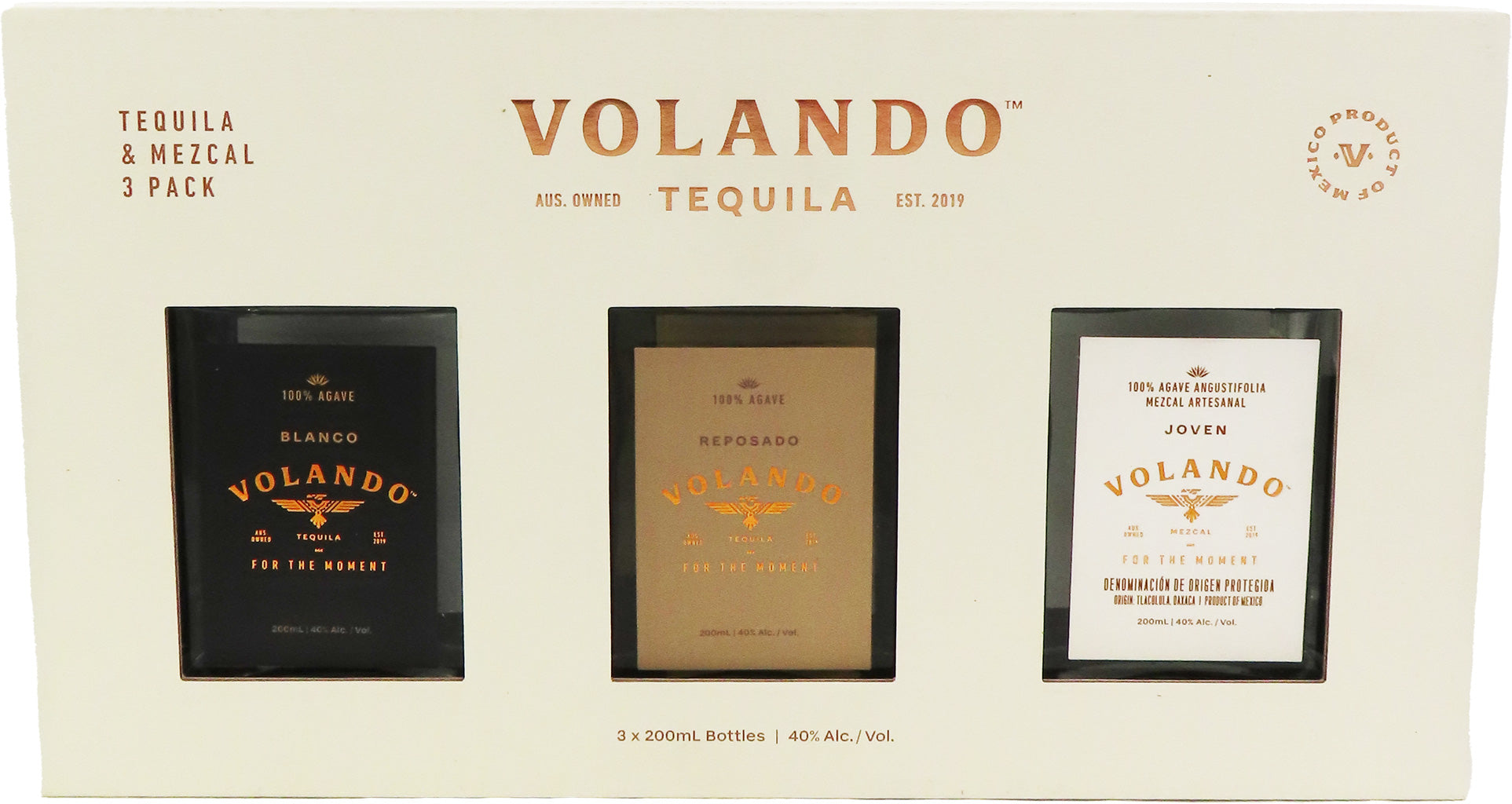 Volando Tequila & Mezcal Gift Set 3x200ml – Mission Liquor