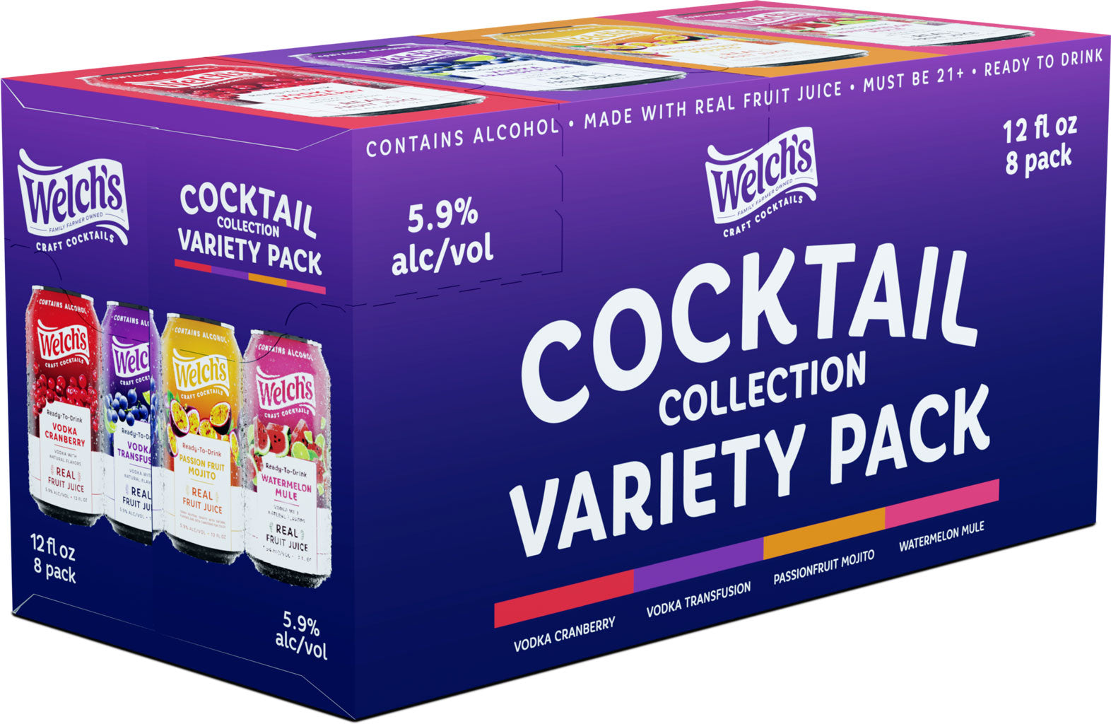 Welch's Cocktail Collection Variety 8pk Cans – Mission Wine & Spirits
