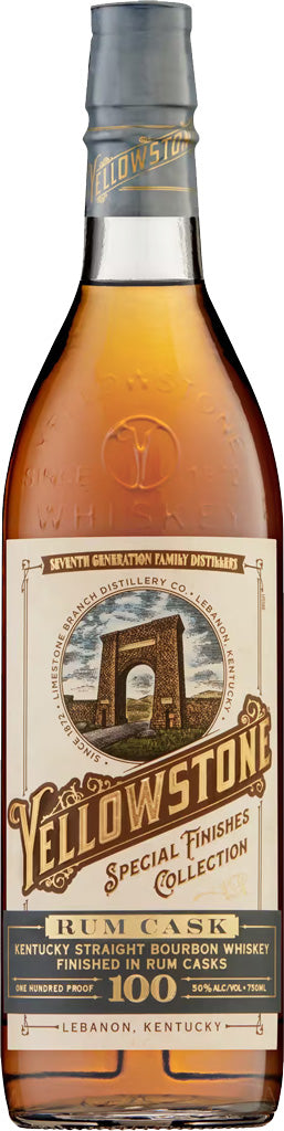 Yellowstone Special Finish Collection Rum Cask Bourbon Whiskey 750ml ...