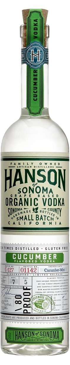 Hanson Organic Cucumber Vodka 750ml – Mission Wine & Spirits