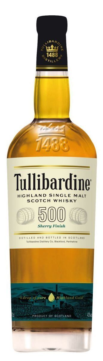Tullibardine 500 Sherry Cask Single Malt Scotch Whisky 750ml – Mission ...