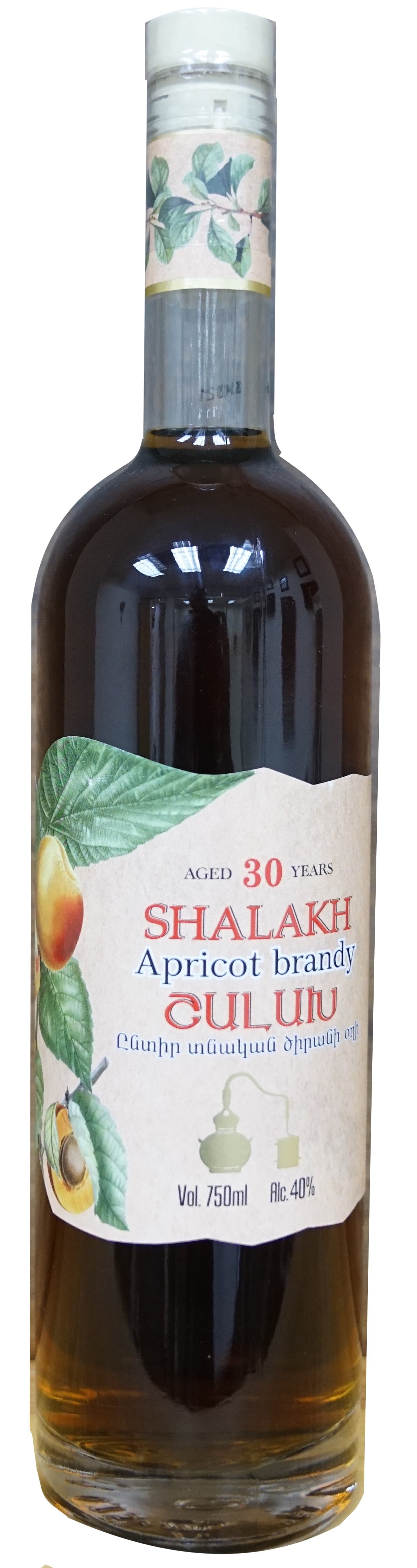 Shalakh Apricot Armenian Brandy 30 Year Old 750ml – Mission Liquor