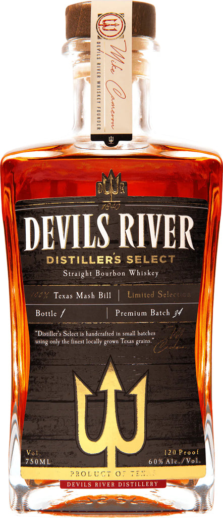 Devils River Distiller's Select Straight Bourbon Whiskey 750ml ...