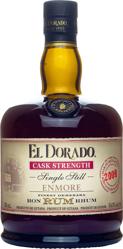 El Dorado Enmore Single Still Cask Strength 108.6 Proof 12 Year Old Ru ...