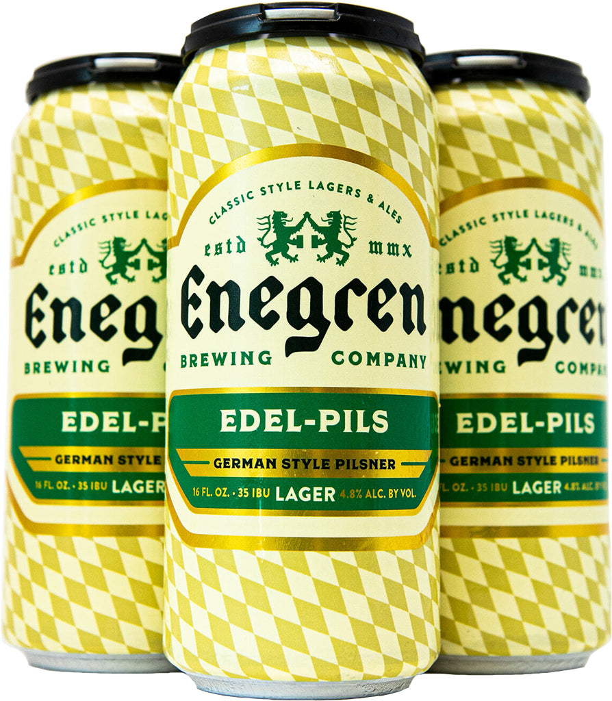 Enegren Edel Pils 16oz 4pk Cans – Mission Wine & Spirits