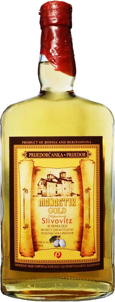 Manastir Slivovitz 10 Year Old Plum Brandy 1L – Mission Wine & Spirits