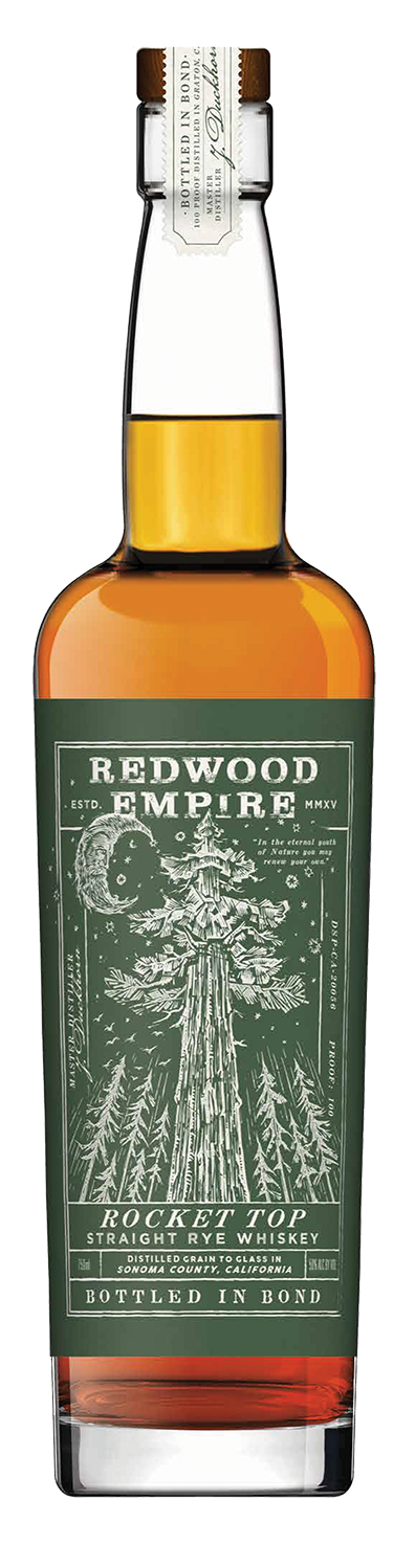 Redwood Empire Rocket Top Rye Whiskey 750ml – Mission Wine & Spirits