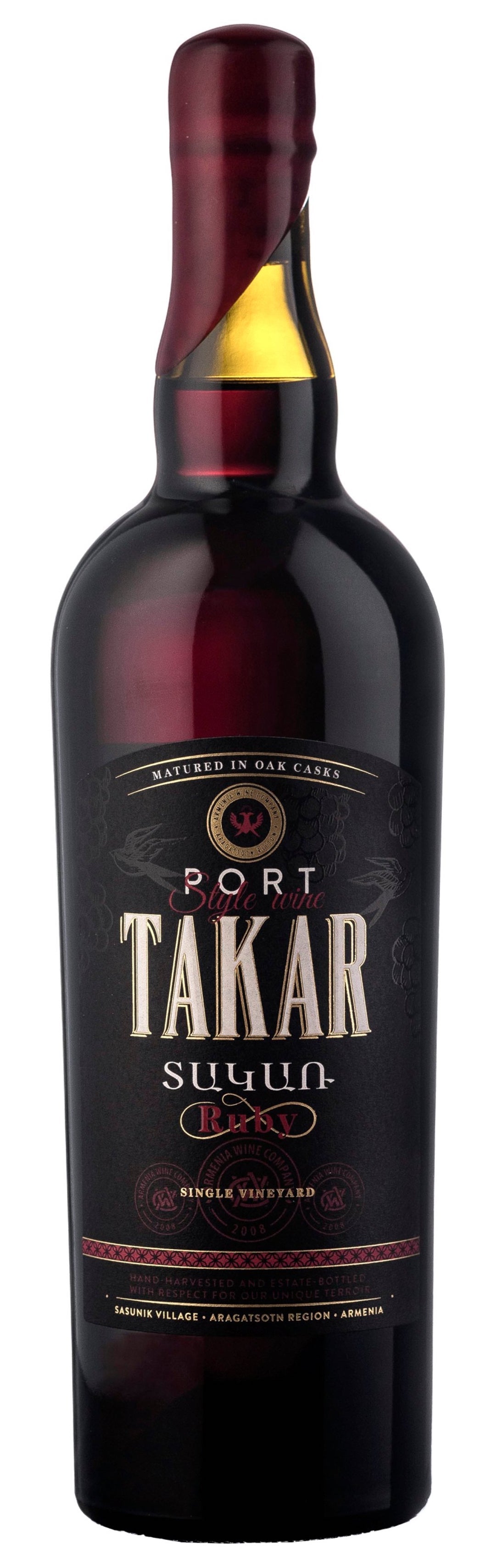 Takar Single Vineyard Ruby Port 750ml – Mission Wine & Spirits