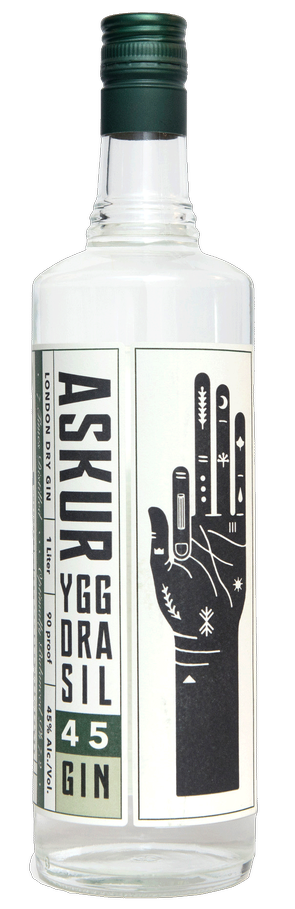Askur Yggorasil London Dry Gin 1L – Mission Wine & Spirits